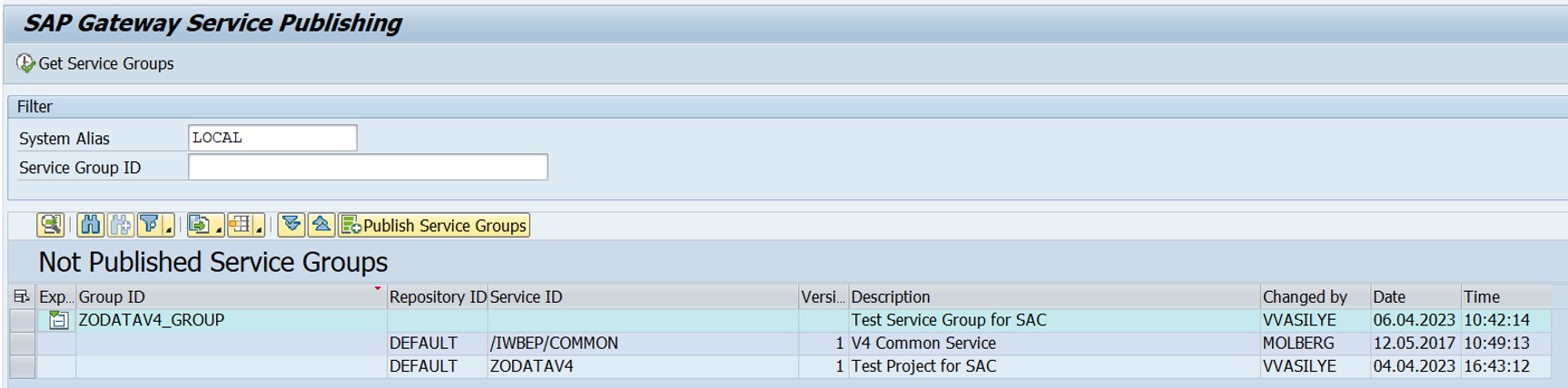 How to call a BW ABAP-Backend from SAC Analytic Application