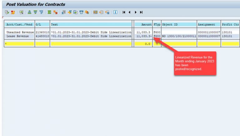 Straight Line Revenue Recognition-IFRS 16 Using Valuation Approach