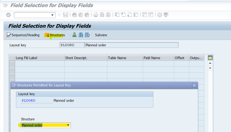 Capacity leveling Overall profiles – Configuration