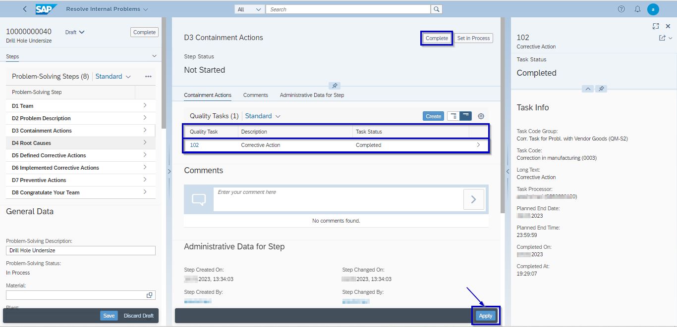 Defects Creation And Problem Solving By Using 8 D Methodology In Rise With Sap Public Cloud 2302
