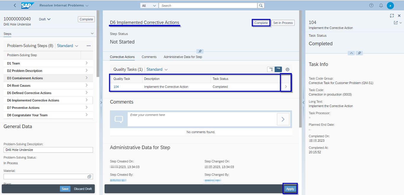 Defects Creation And Problem Solving By Using 8 D Methodology In Rise With Sap Public Cloud 2302