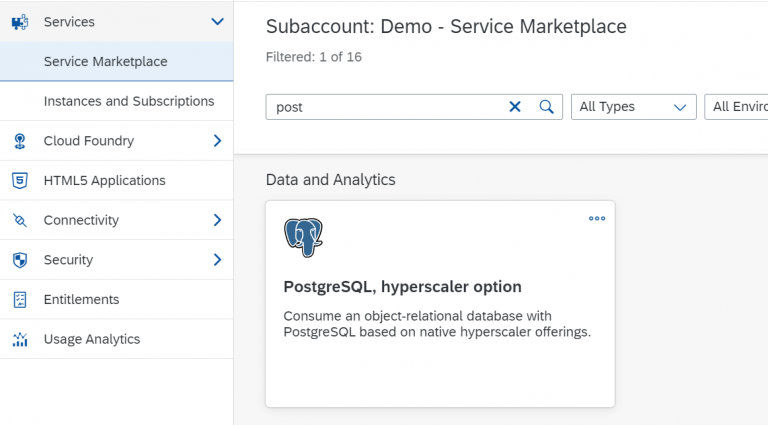 End to End UI5 application on SAP BTP