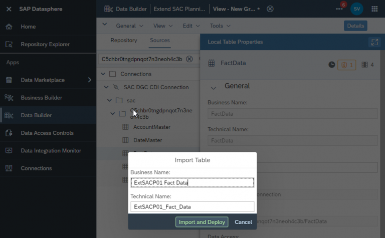 Extending SAC Planning – Acessing planning data with SAP Datasphere ...