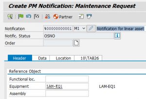 Linear Asset Management (LAM) in SAP Enterprise Asset Management (EAM)
