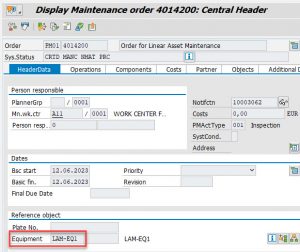 Linear Asset Management (LAM) in SAP Enterprise Asset Management (EAM ...