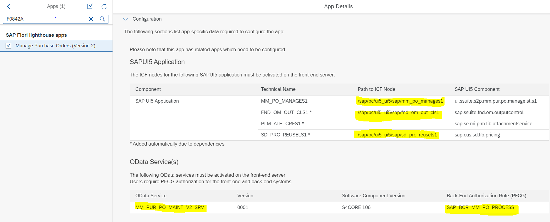 SAP Fiori Standard App configuration in Launchpad: Manage Purchase ...