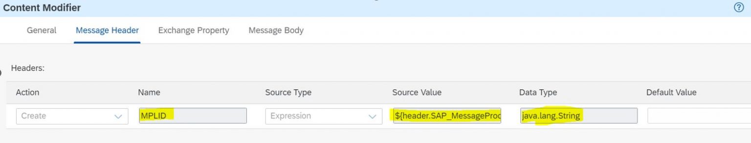 Accessing Headers and Properties in IA Mapping Guidelines