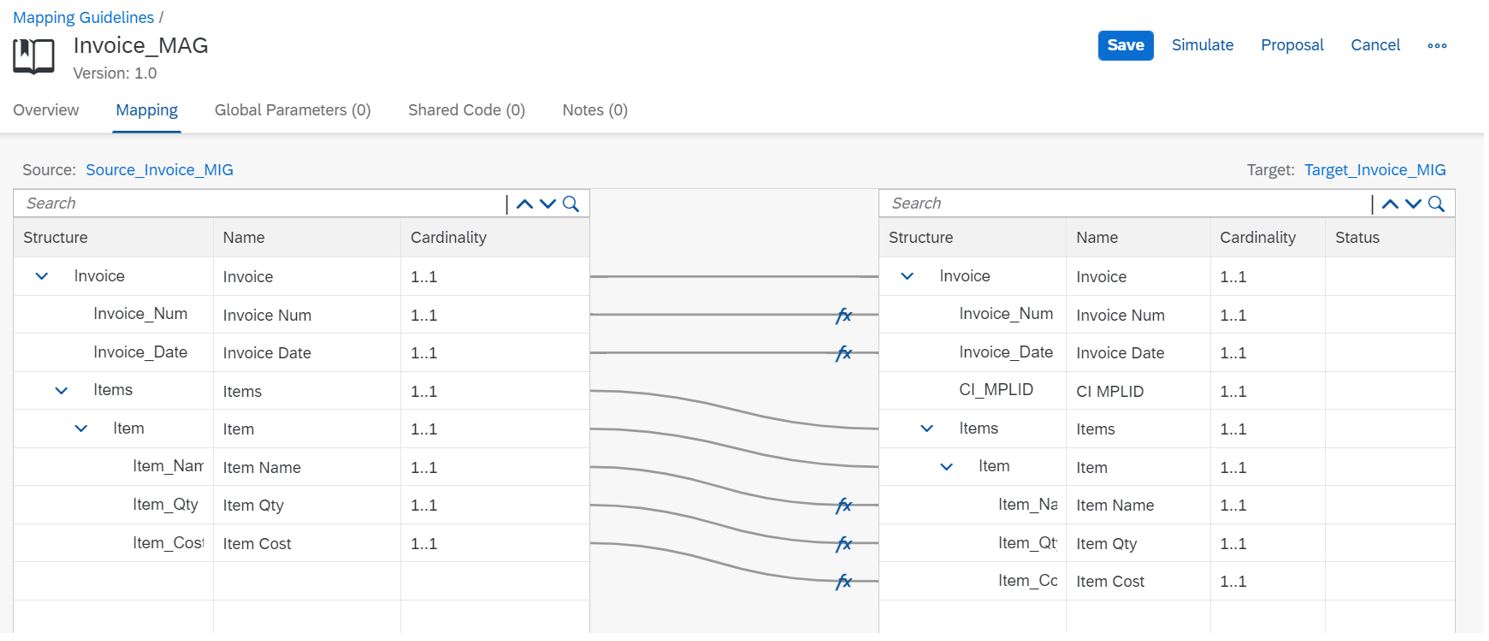Accessing Headers and Properties in IA Mapping Guidelines