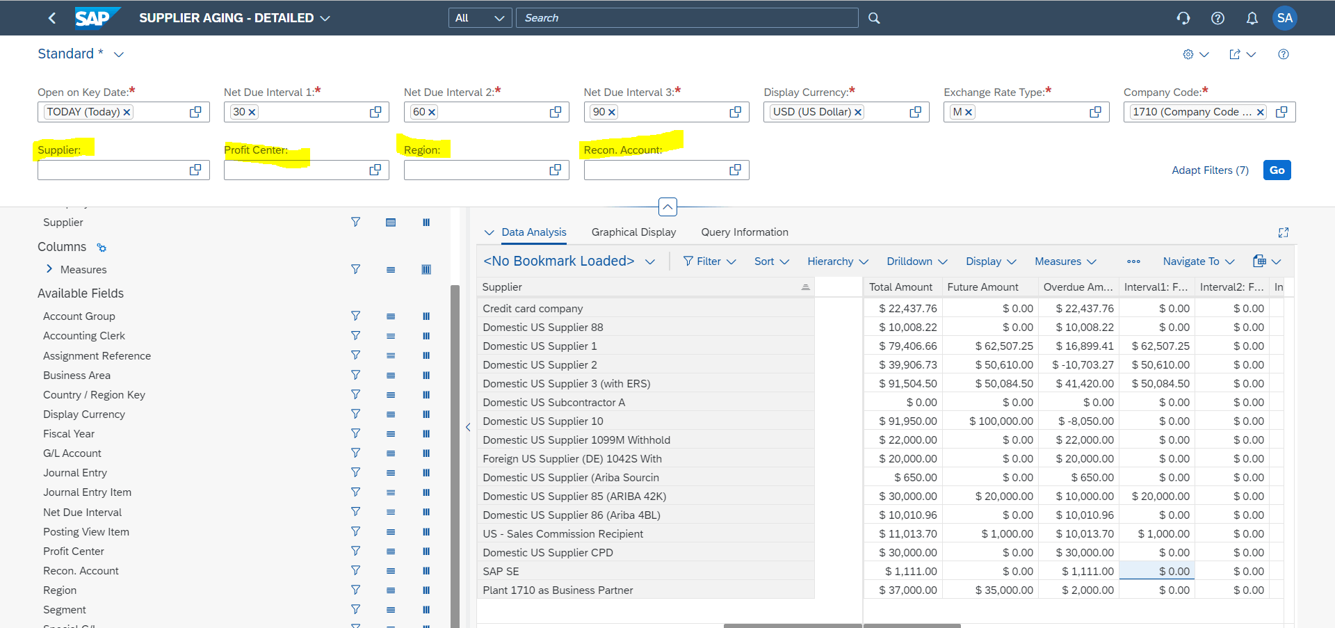 Customer Aging and Supplier Aging Reports at the Line Item Level using ...