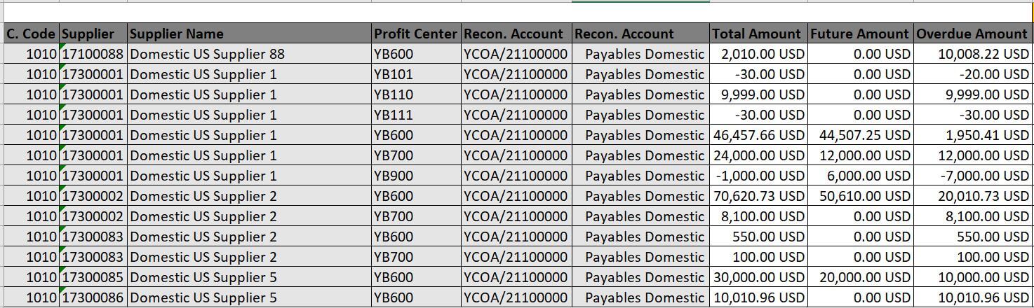 Customer Aging and Supplier Aging Reports at the Line Item Level using ...