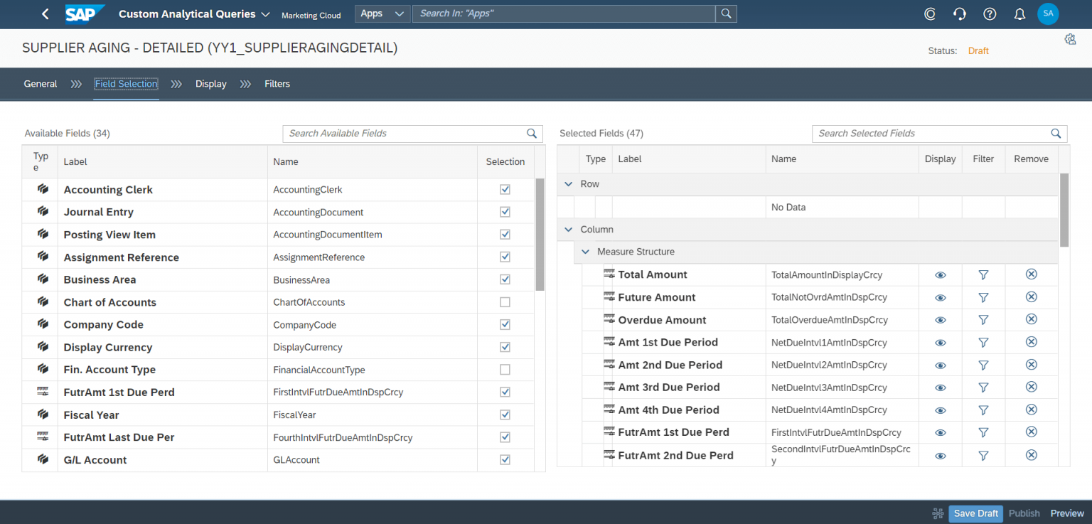 Customer Aging and Supplier Aging Reports at the Line Item Level using ...