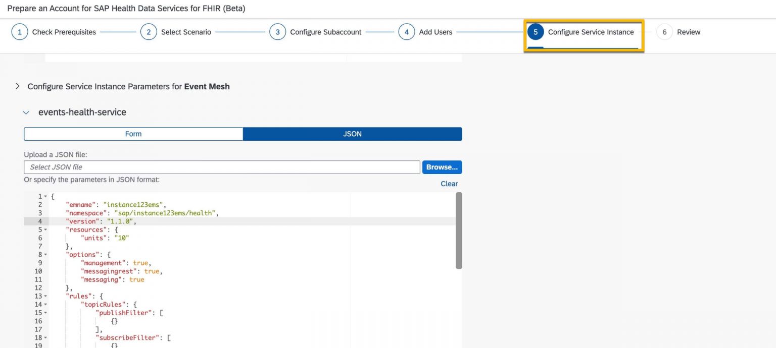 Getting Started Booster for SAP Health Data Services for FHIR