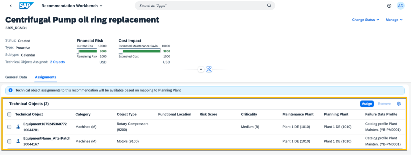 SAP Asset Performance Management – Recommendation Management - ERP Q&A