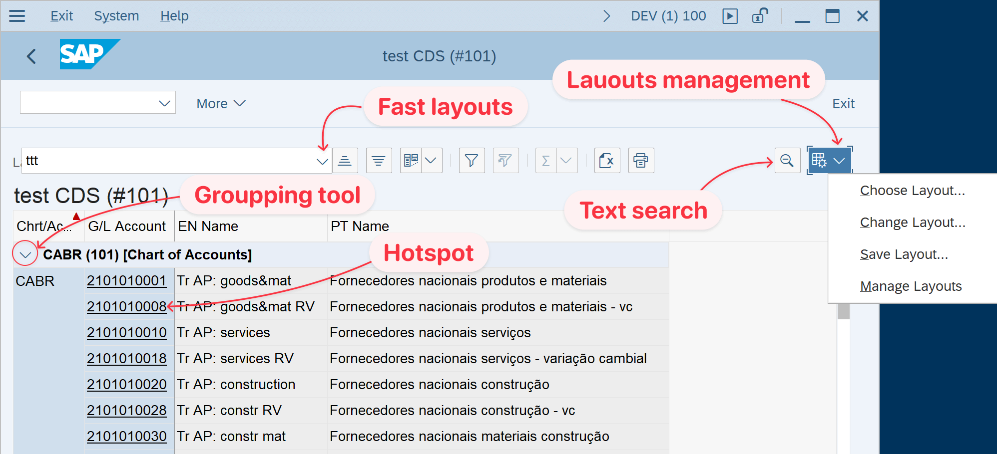Create a simple CDS view and show data as an IDA reports (aka ALV on HANA) - ERP Q&A