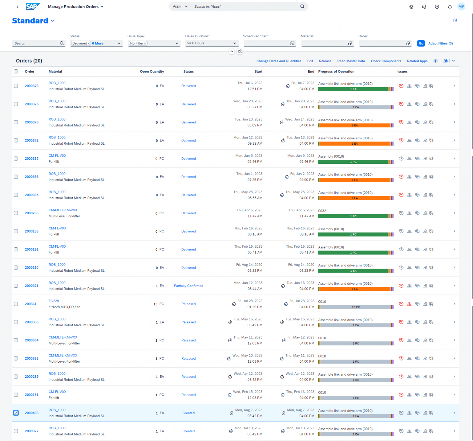 SAP S/4HANA Cloud Make-to-Order (MTO) with Advanced Variant ...