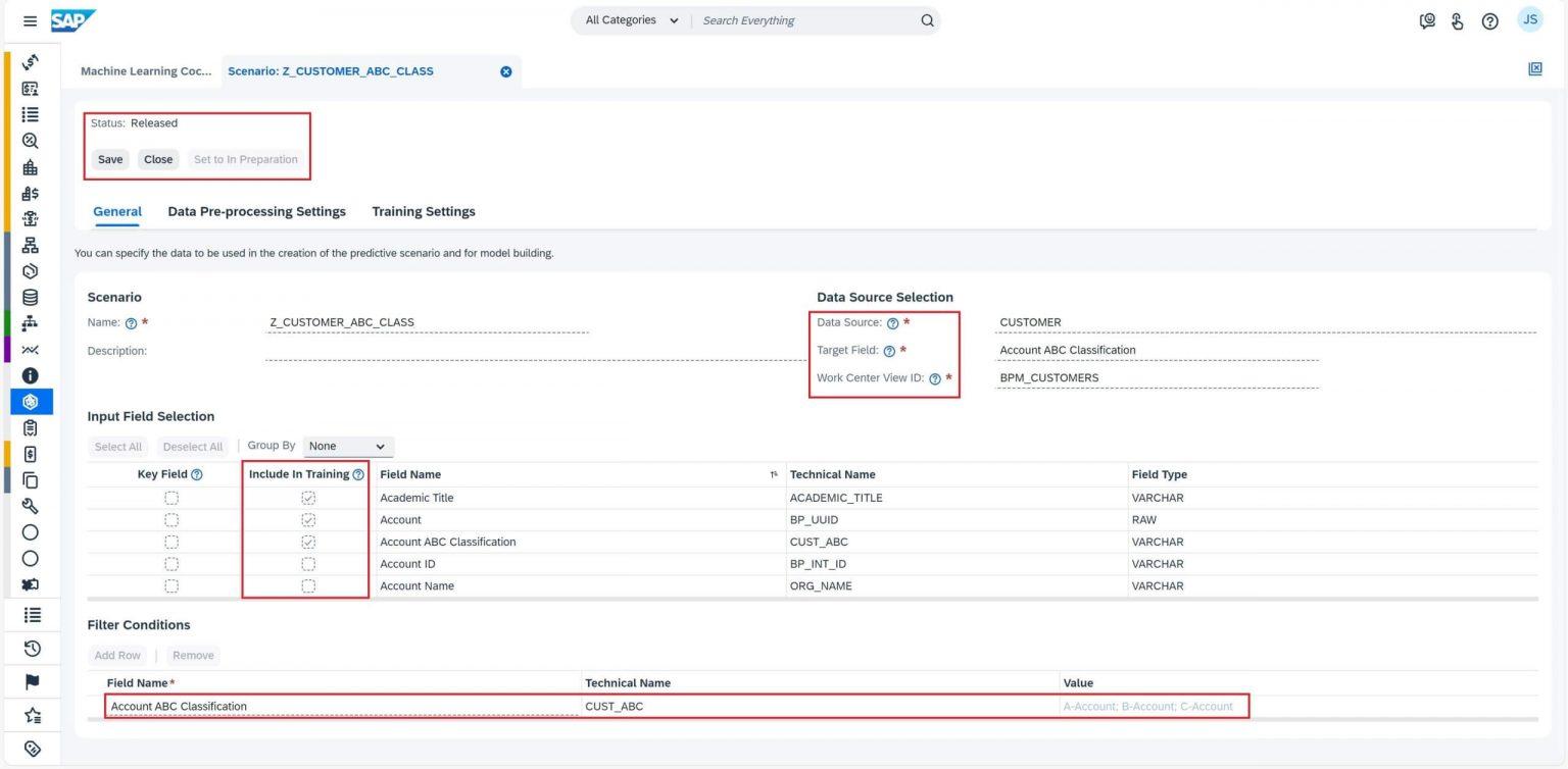 Customer ABC Classification Proposal in Machine Learning Cockpit