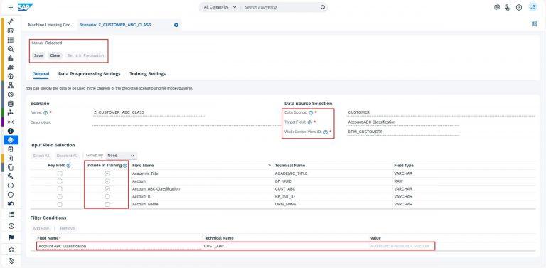 Customer ABC Classification Proposal in Machine Learning Cockpit - ERP Q&A