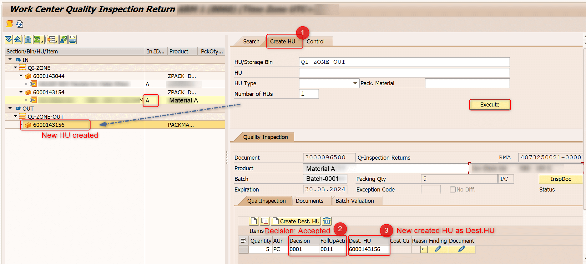 EWM – ARM Advanced Returns Management integration with EWM - ERP Q&A