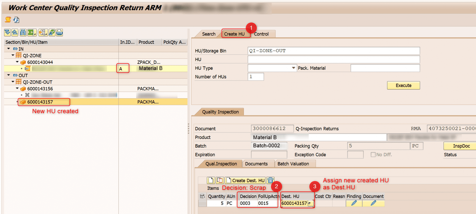 EWM – ARM Advanced Returns Management integration with EWM - ERP Q&A