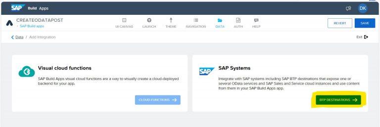 Execute ODATA POST Call in SAP Build Apps - ERP Q&A