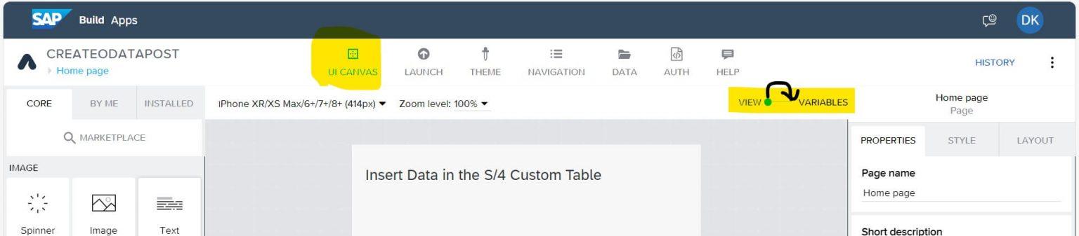 Execute ODATA POST Call in SAP Build Apps - ERP Q&A