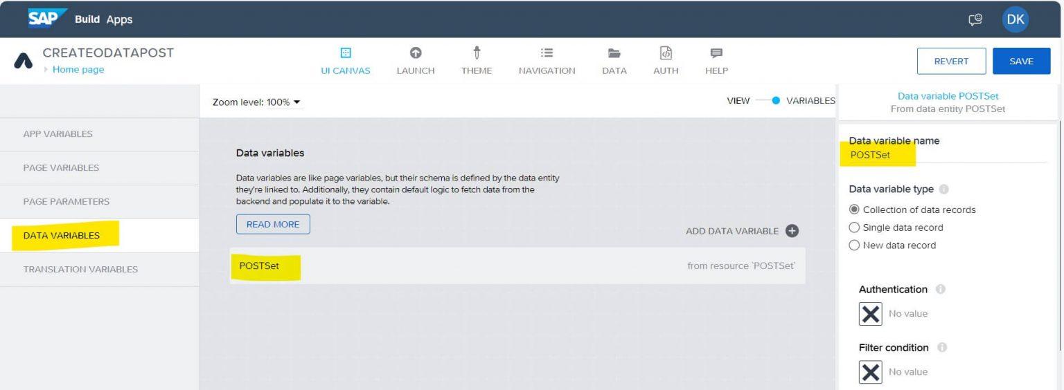 Execute ODATA POST Call in SAP Build Apps - ERP Q&A