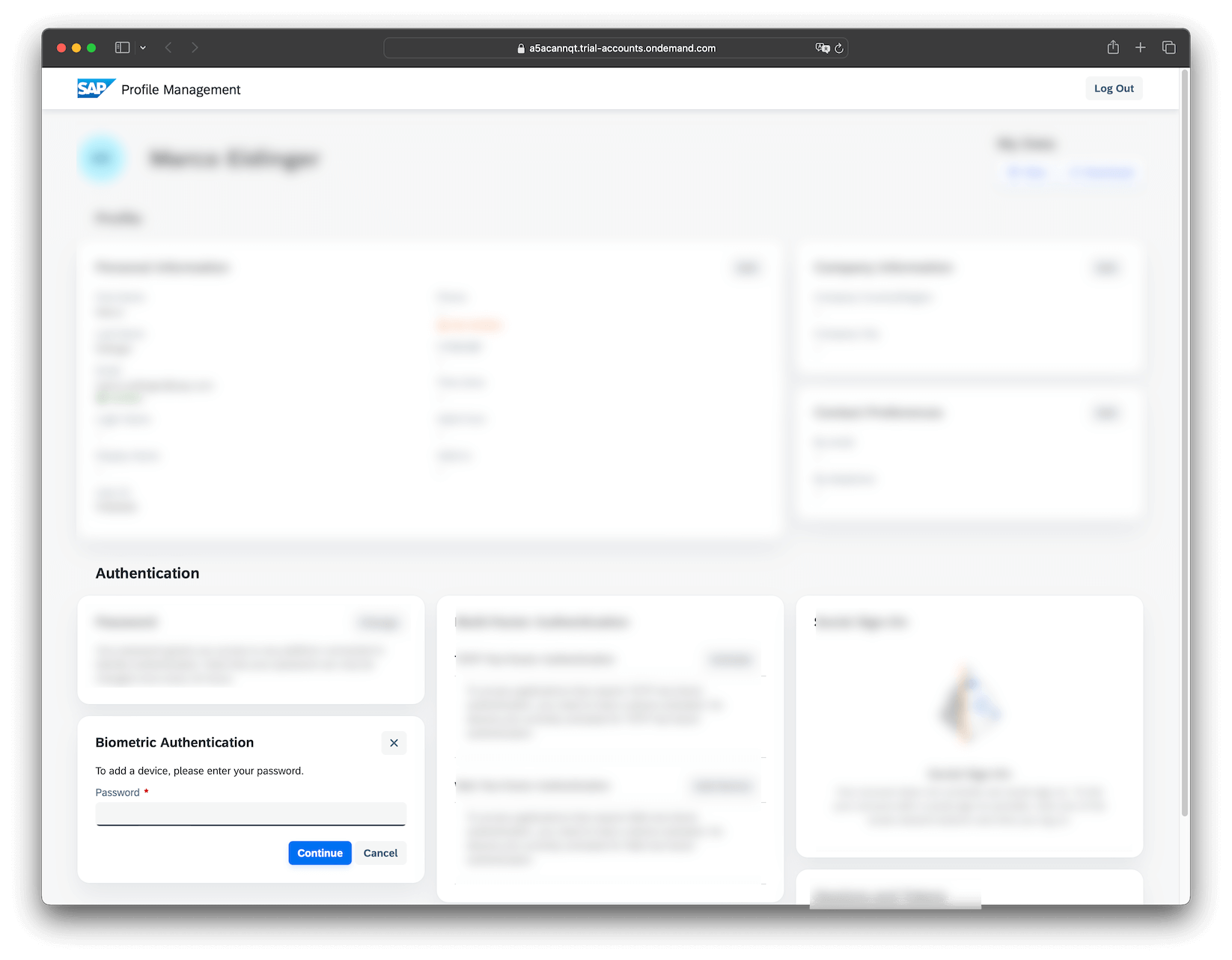 Passwordless Authentication (Passkeys) with SAP BTP SDK for iOS and SAP Cloud Identity Services ...