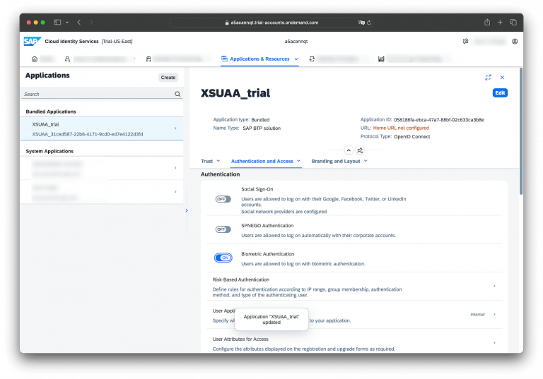 Passwordless Authentication (Passkeys) with SAP BTP SDK for iOS and SAP Cloud Identity Services ...