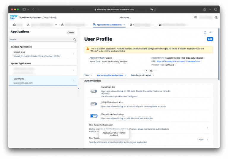 Passwordless Authentication (Passkeys) with SAP BTP SDK for iOS and SAP Cloud Identity Services ...