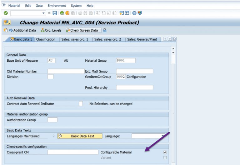 Influence Resource Related Billing through AVC (Advanced Variant Configuration) - ERP Q&A