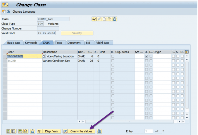 Influence Resource Related Billing through AVC (Advanced Variant Configuration) - ERP Q&A