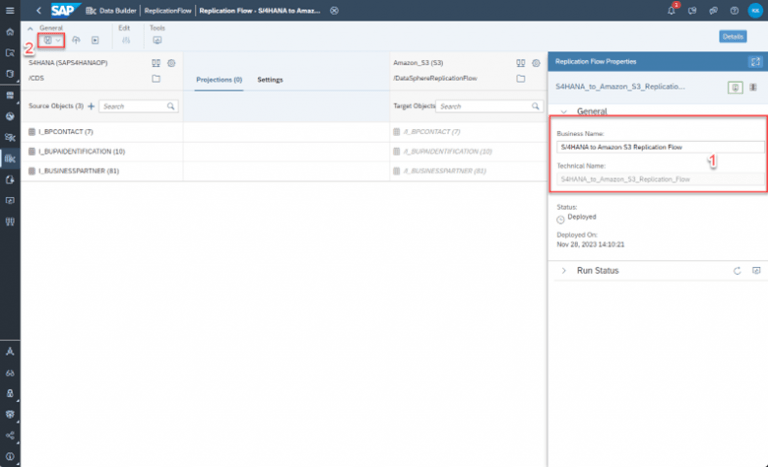 SAP Datasphere Replication Flow from S/4HANA to Amazon S3 - ERP Q&A