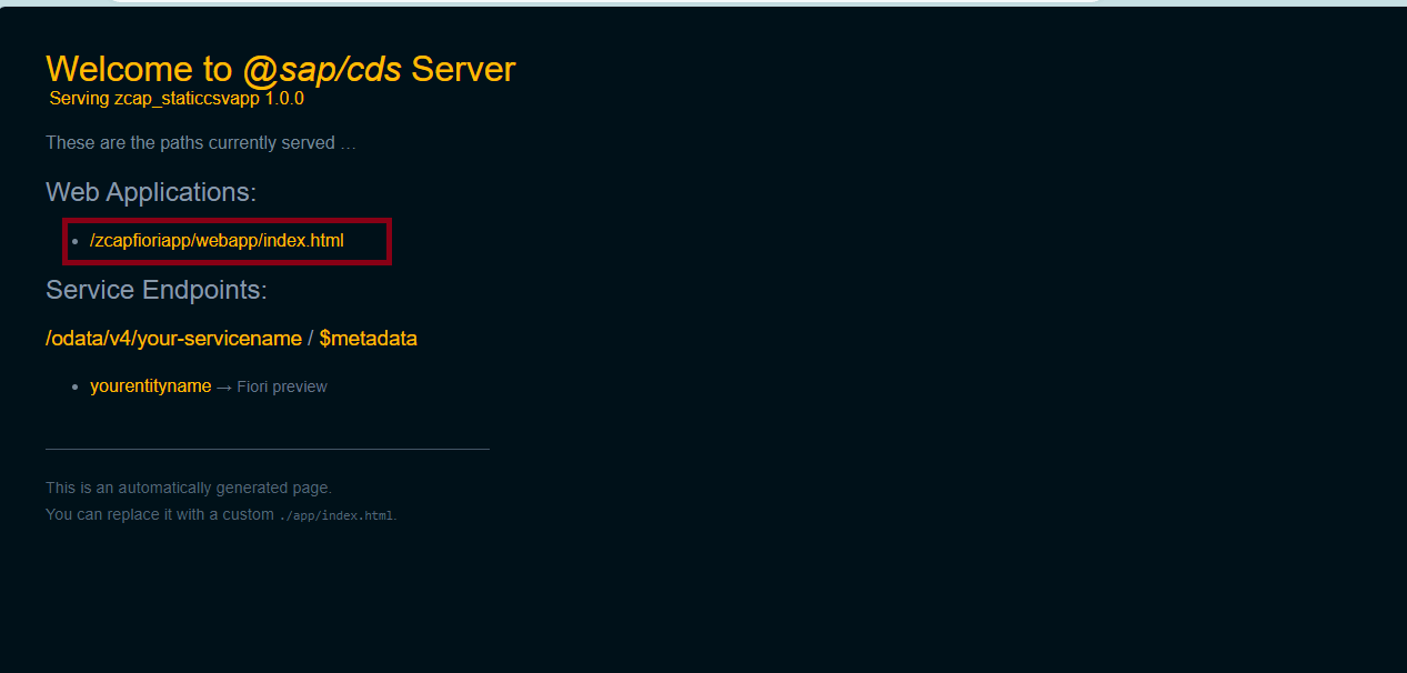 Developing a CAP Application in VSCode using CSV data - ERP Q&A