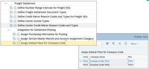 Procuring Company Code in Transportation Management