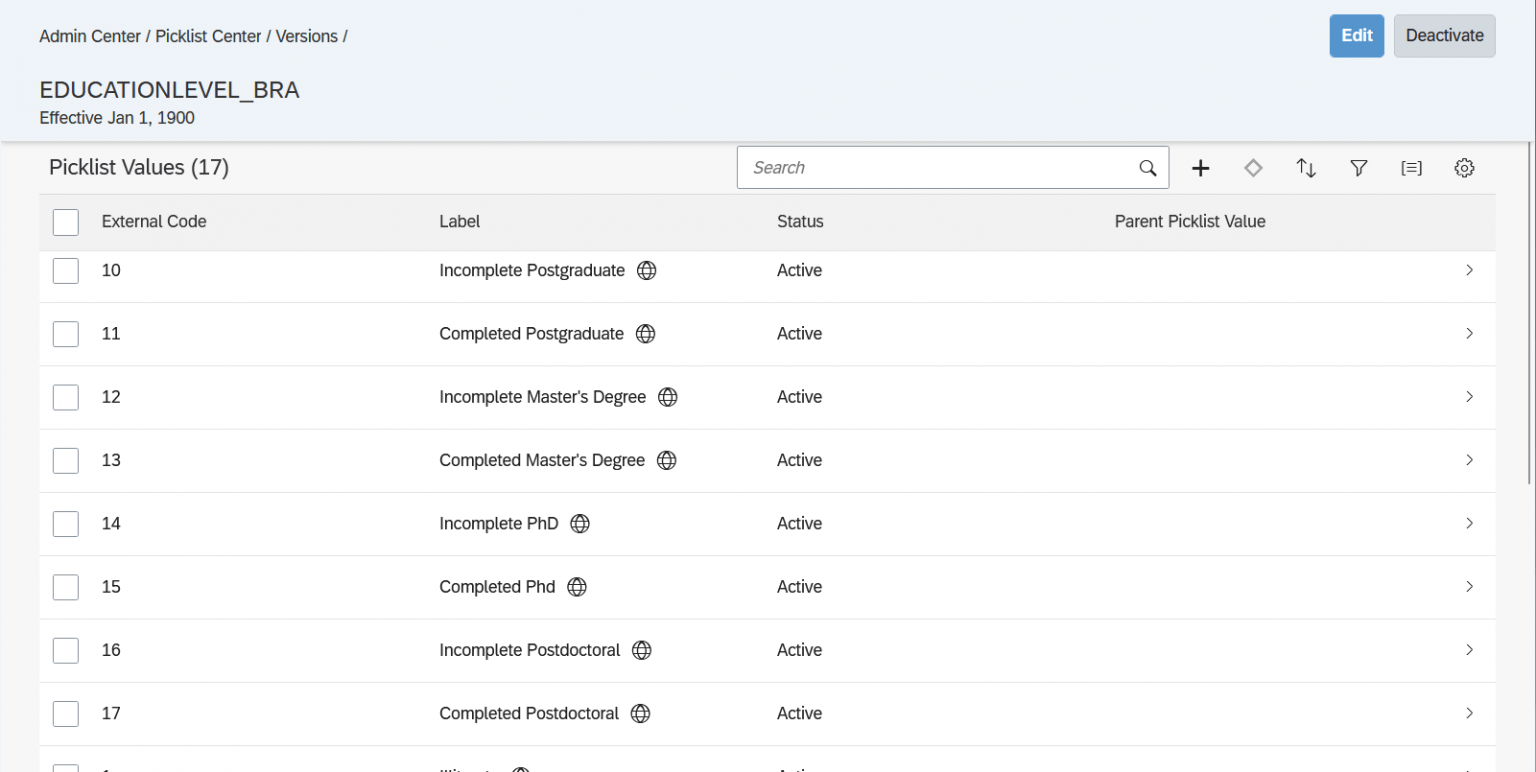 Using Custom MDF to Record Education Information and Identify the ...