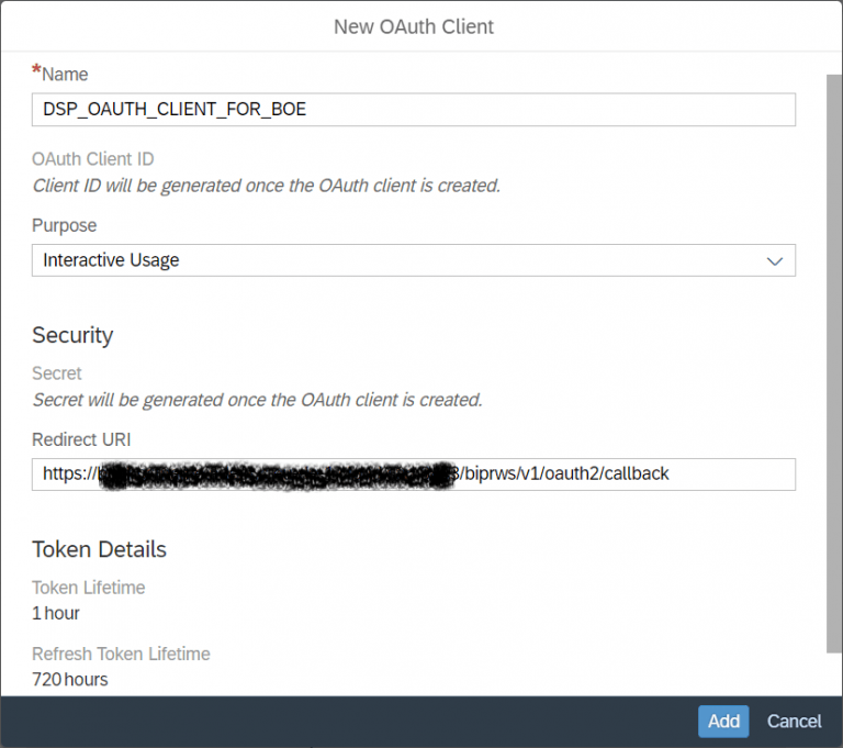 Connect SAP Web Intelligence to SAP Datasphere analytic models using OAuth 2.0 - ERP Q&A