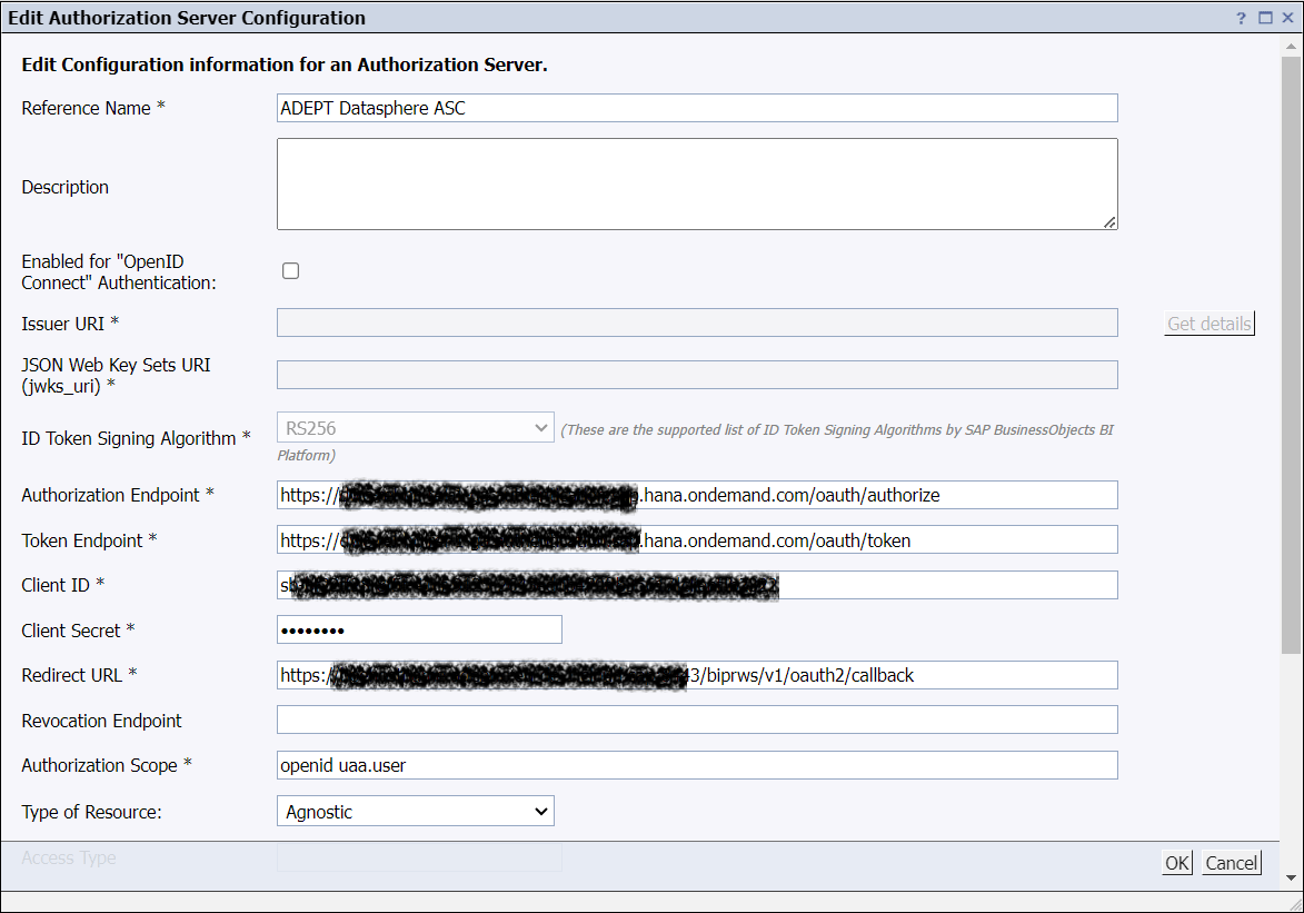 Connect SAP Web Intelligence to SAP Datasphere analytic models using ...