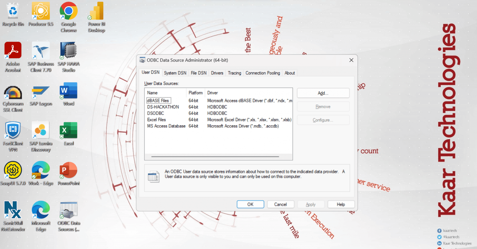 Consuming data from SAP Datasphere into Power BI via ODBC connector - ERP Q&A
