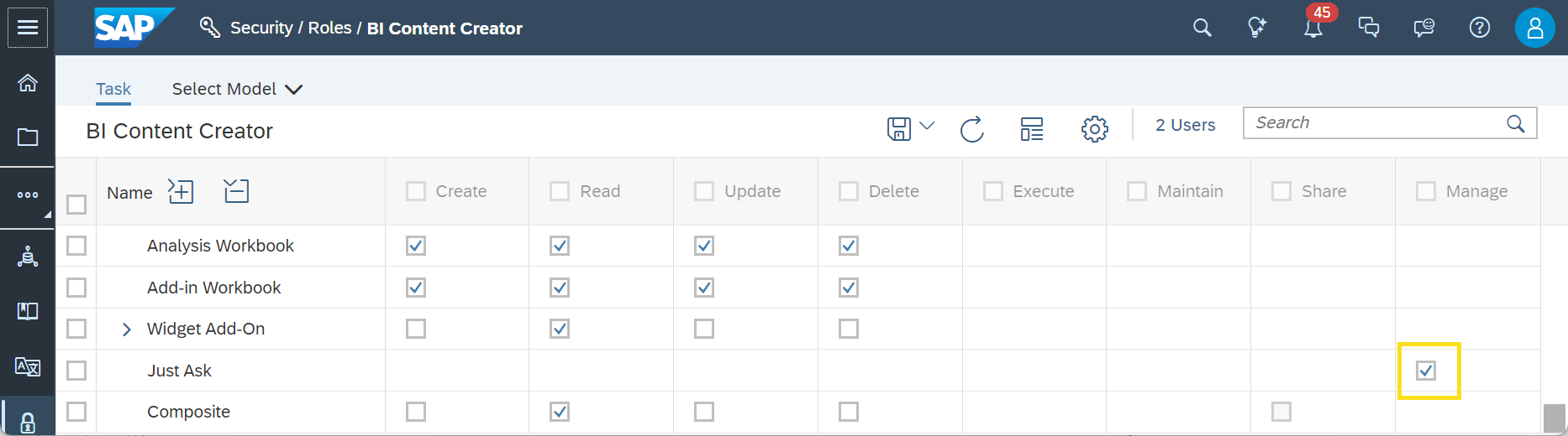 Initial Release of SAP Analytics Cloud Just Ask