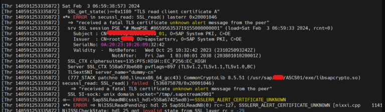Manual Sap Ssl Configuration For S4 Hana Abap And Hana System From Oslevel Atr Erp Qanda