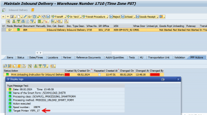 Printer Determination based on warehouse door during EWM Inbound Receiving