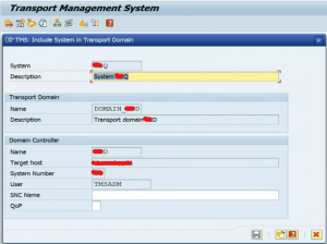 STMS Reconfiguration for SAP System after Refresh