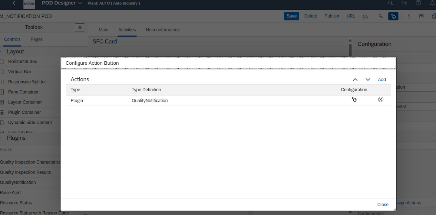 QM Notification Configuration from DMC to ERP