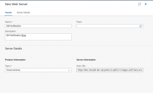 QM Notification Configuration from DMC to ERP