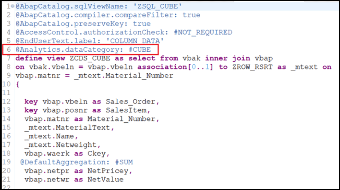 Analytical Query CDS View creation and consumption in RSRT along with ...