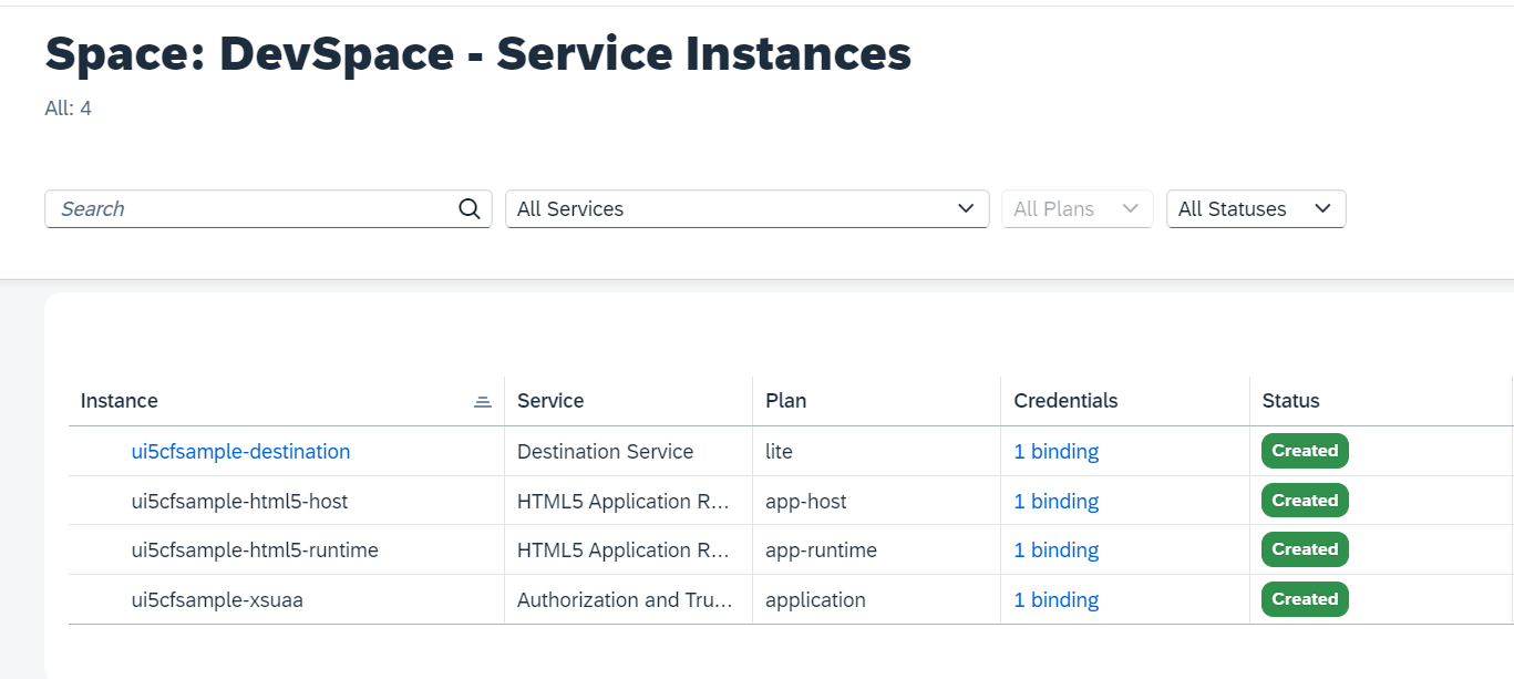 Developing & Deploying the UI5 App to Cloud Foundry and Accessing from ...
