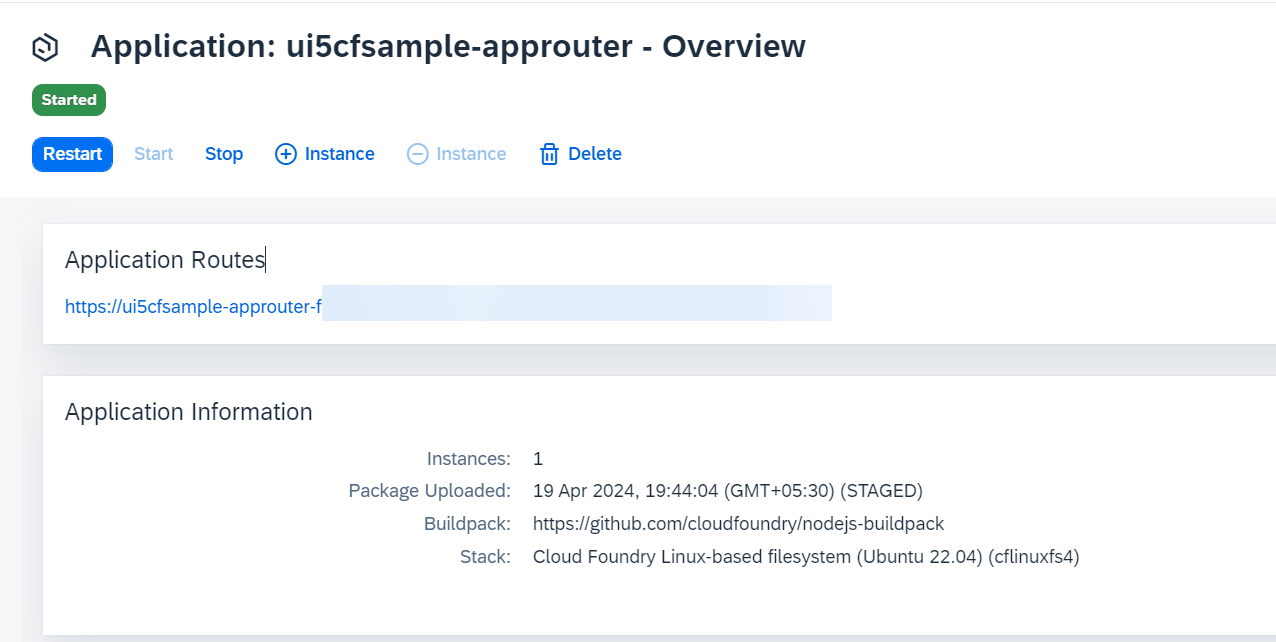 Developing & Deploying the UI5 App to Cloud Foundry and Accessing from App-router End-to-End ...