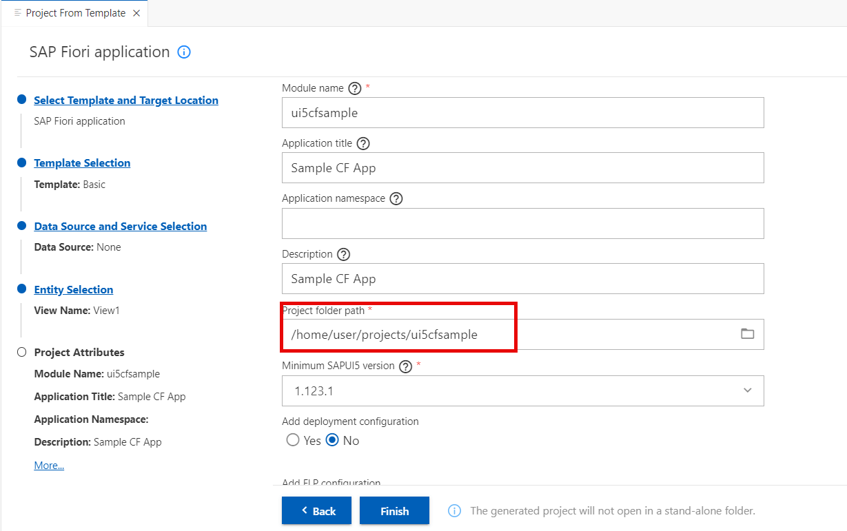 Developing & Deploying the UI5 App to Cloud Foundry and Accessing from ...