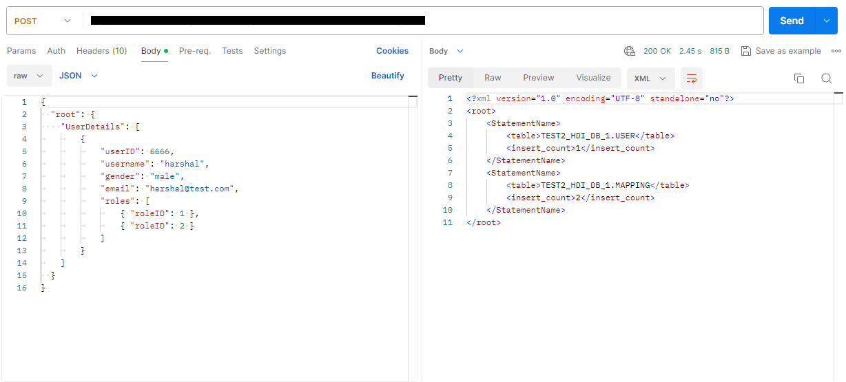 Nested JSON to SAP HANA Tables with SAP Integration Suite Nested JSON to SAP HANA Tables with SAP Integration Suite
