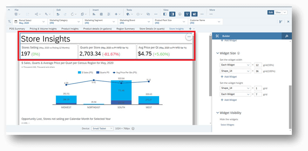 Responsive vs. Canvas in SAP Analytics Cloud with Optimized Design ...